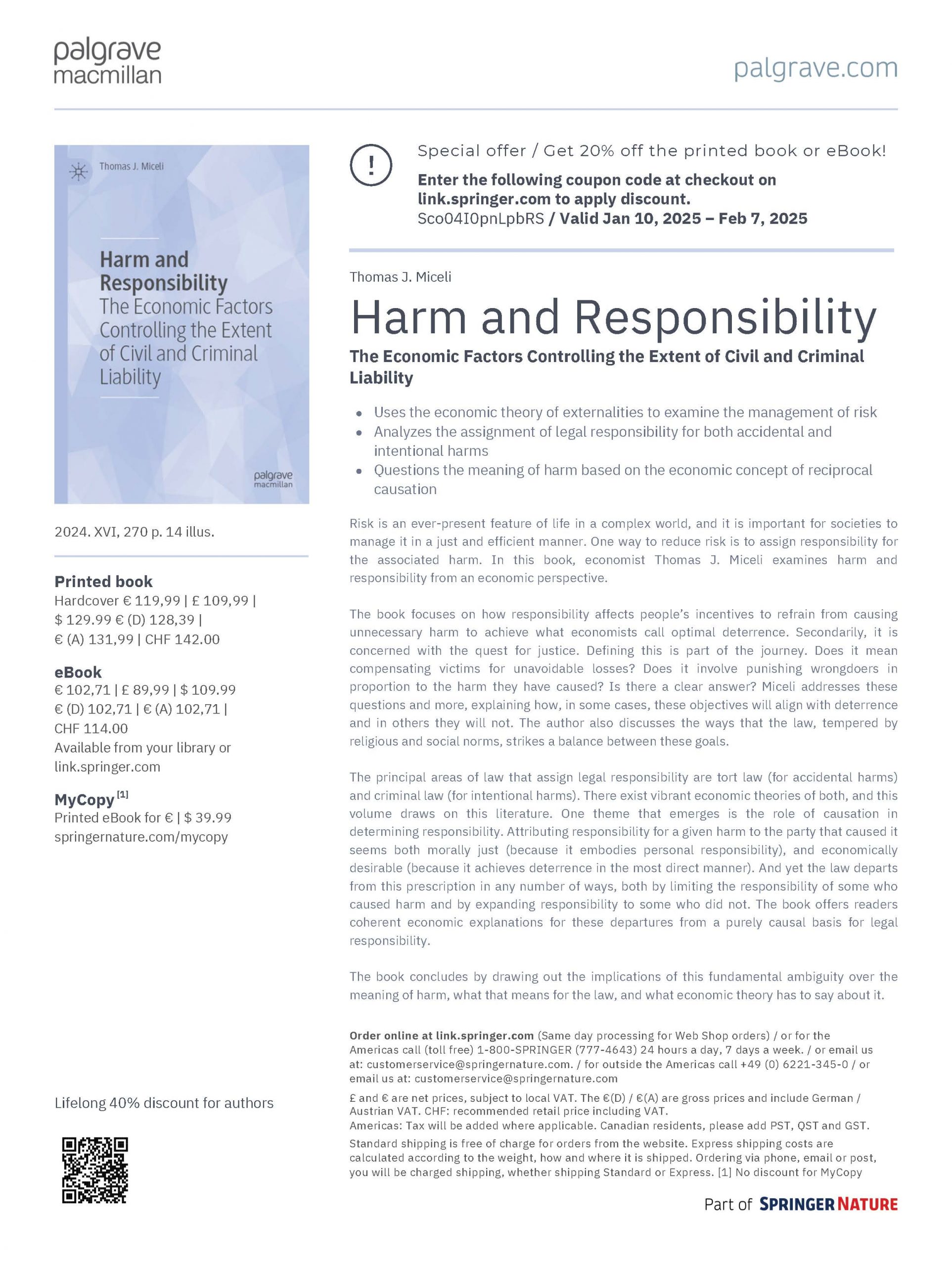 Thomas Miceli | Department of Economics